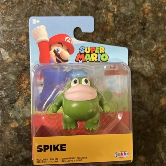 Jakks Pacific | Toys | New Super Mario Spike Green 25 In Mini Figure ...
